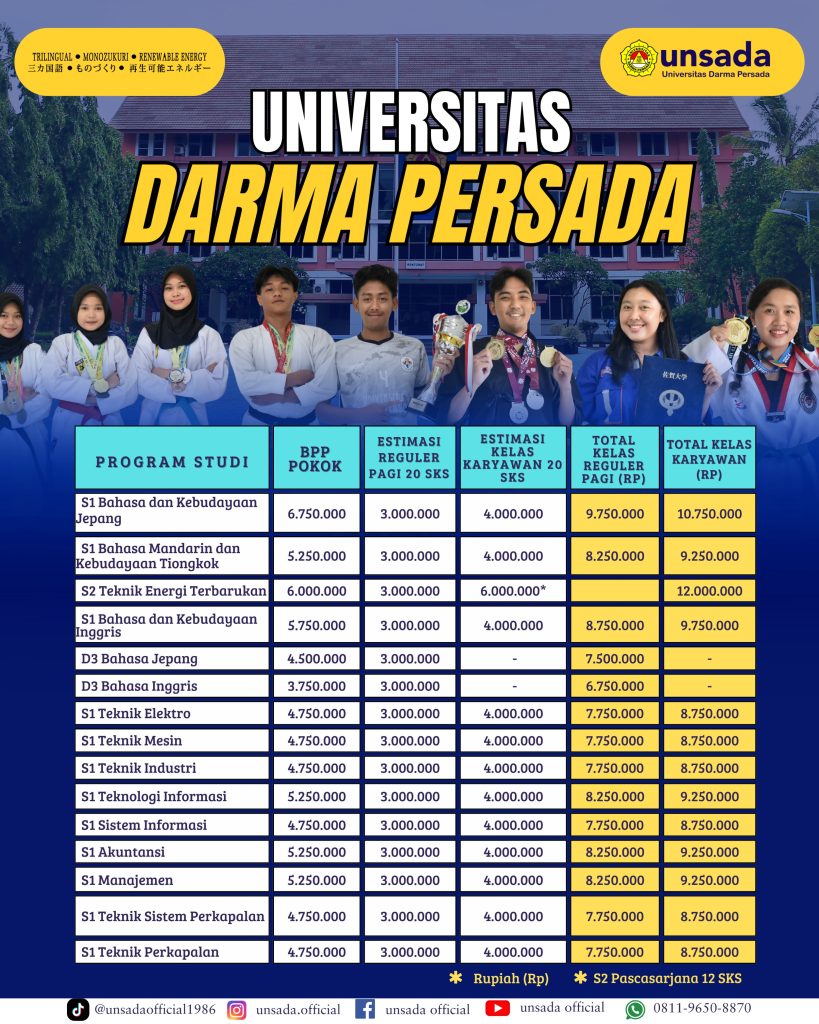 Halaman PMB – Universitas Darma Persada